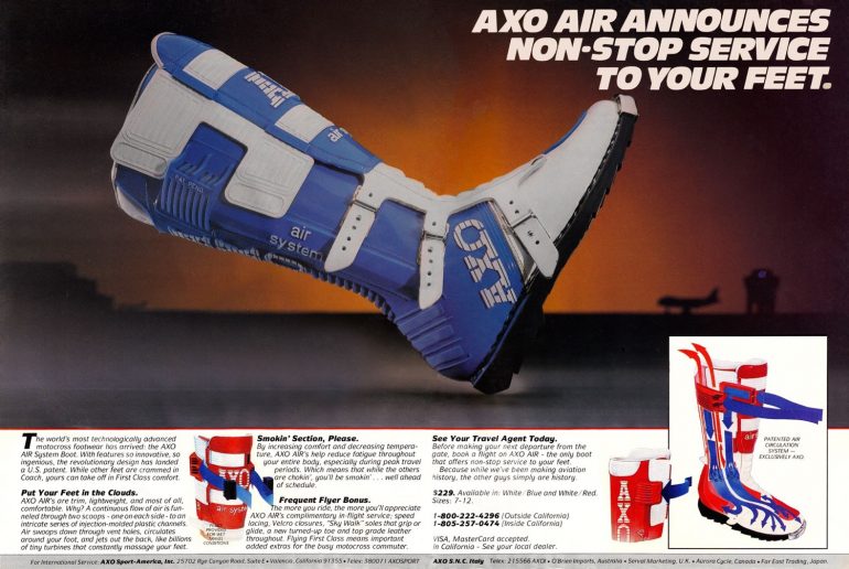 MOTO GEAR HISTORY PART VII: AXO SPORT THE EIGHTIES – PulpMX
