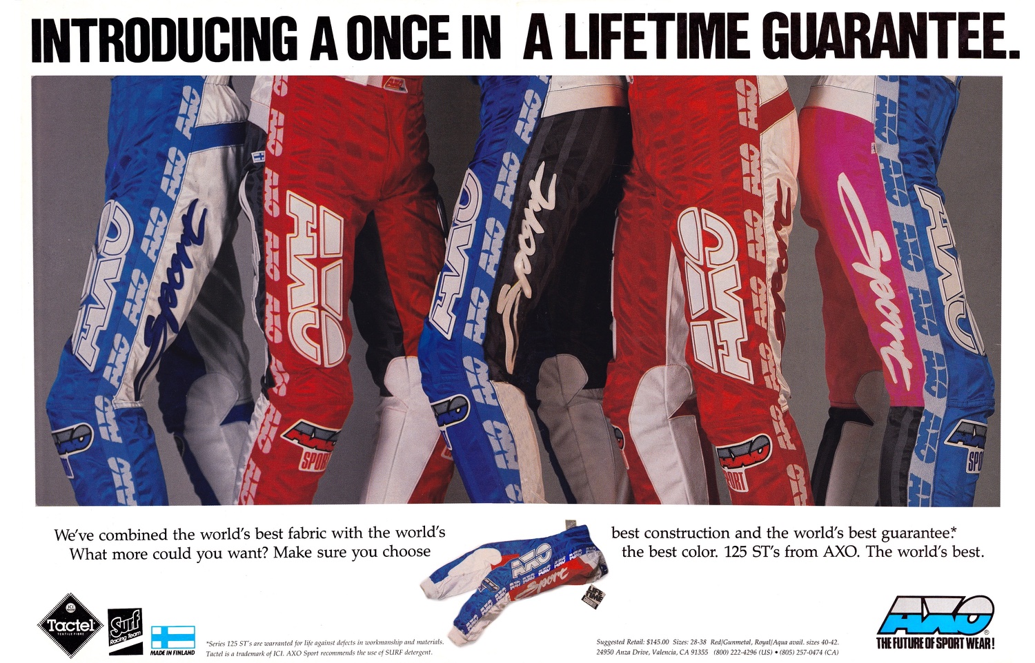 MOTO GEAR HISTORY PART VII: AXO SPORT THE EIGHTIES – PulpMX