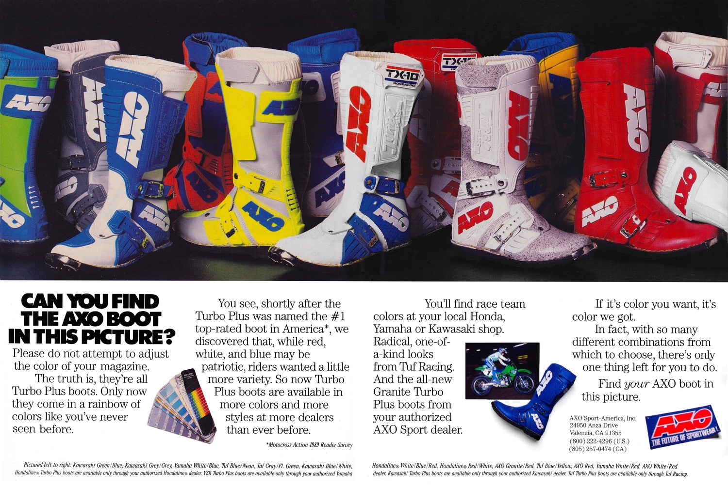 MOTO GEAR HISTORY PART VII: AXO SPORT THE EIGHTIES – PulpMX