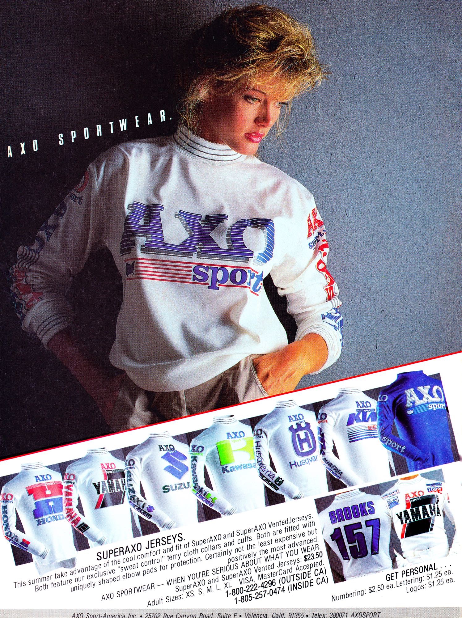 MOTO GEAR HISTORY PART VII: AXO SPORT THE EIGHTIES – PulpMX