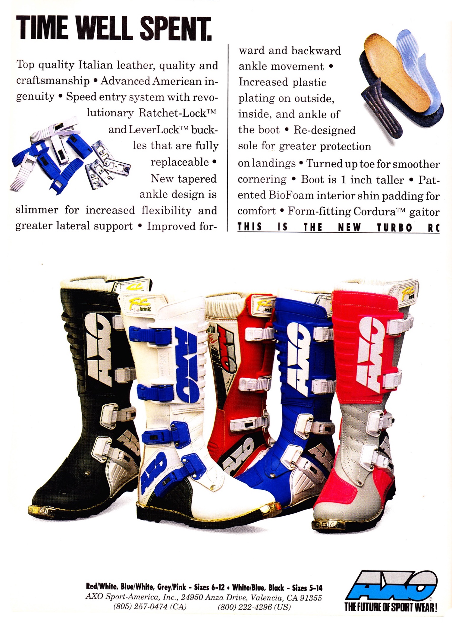MOTO GEAR HISTORY PART VIII: AXO SPORT THE NINETIES – PulpMX