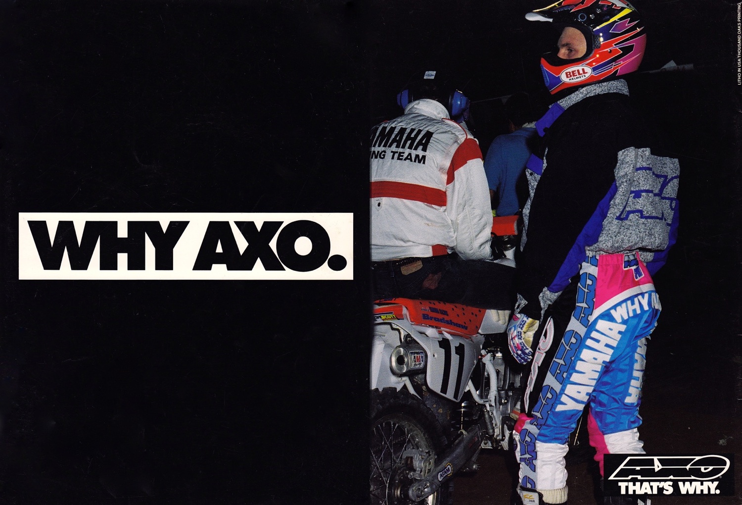 MOTO GEAR HISTORY PART VIII: AXO SPORT THE NINETIES – PulpMX