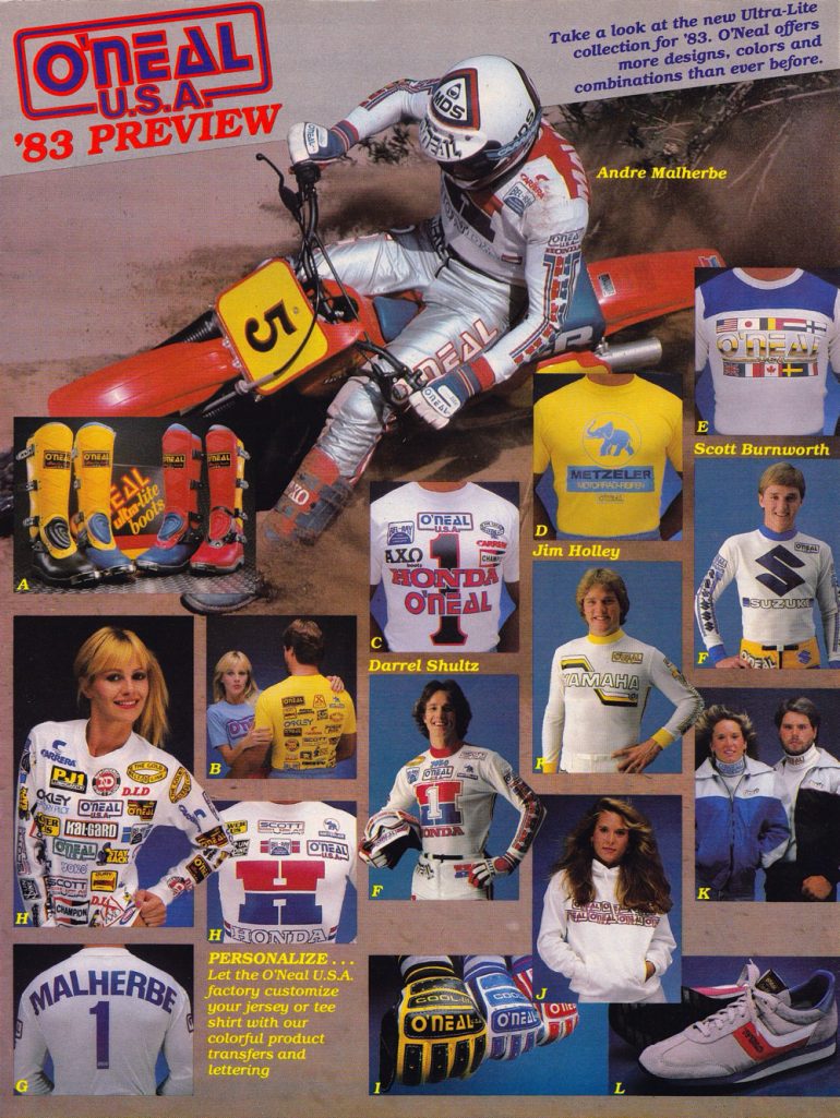 “Maxxis Tires” – Classic Ink: Moto Gear History Part IX: O’Neal Racing ...