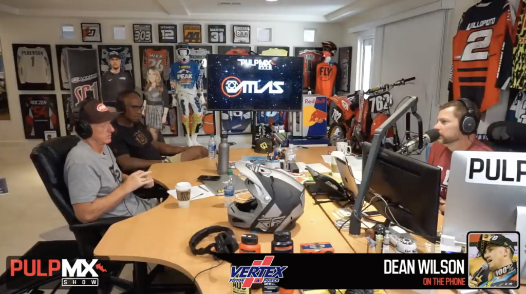 PulpMX Show #423 Video Interview Excerpts with Anton, Wilson and Hughes ...