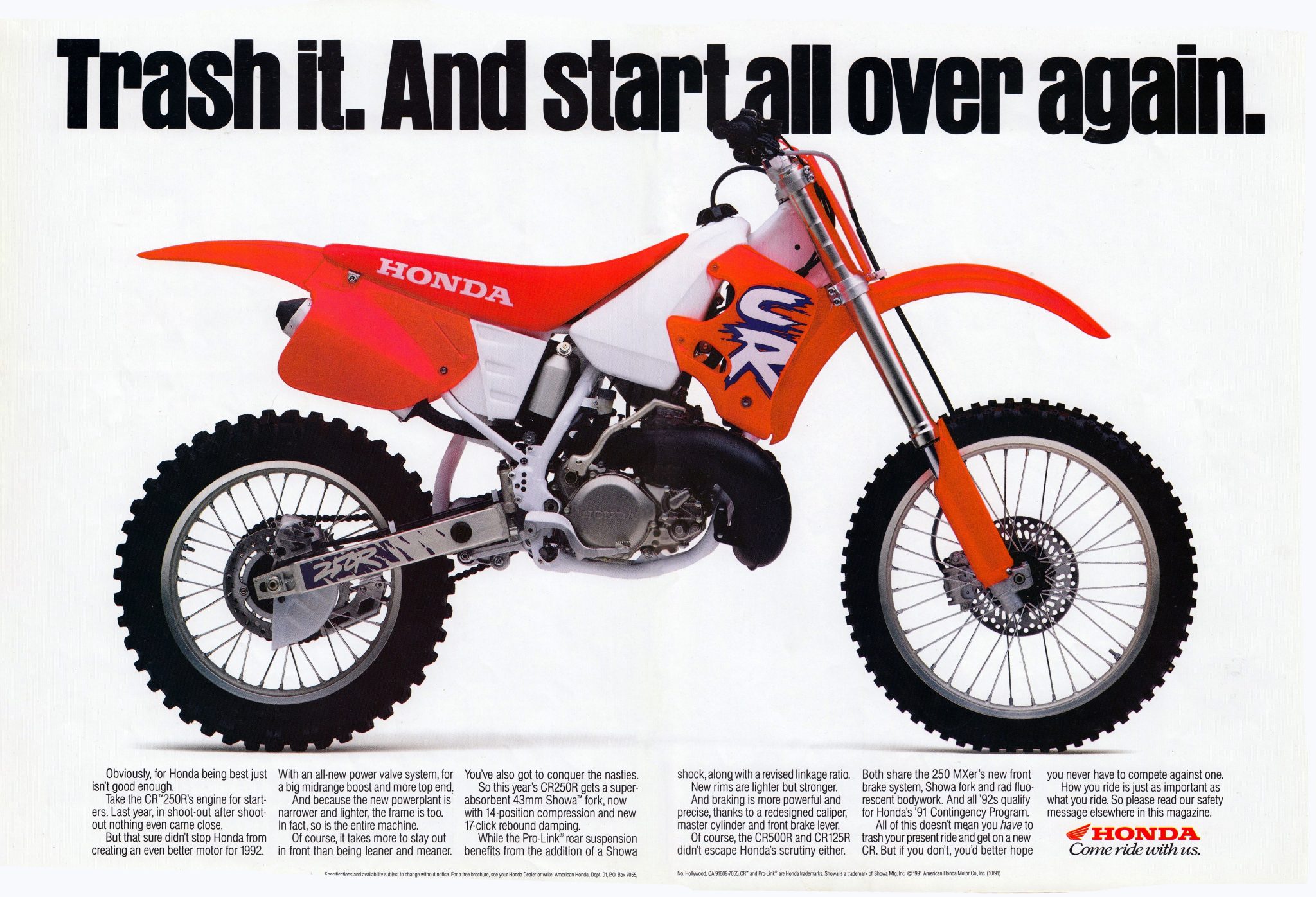 “Maxxis Tires” – Classic Ink #71 “1992 Honda CR250R Ads” – PulpMX