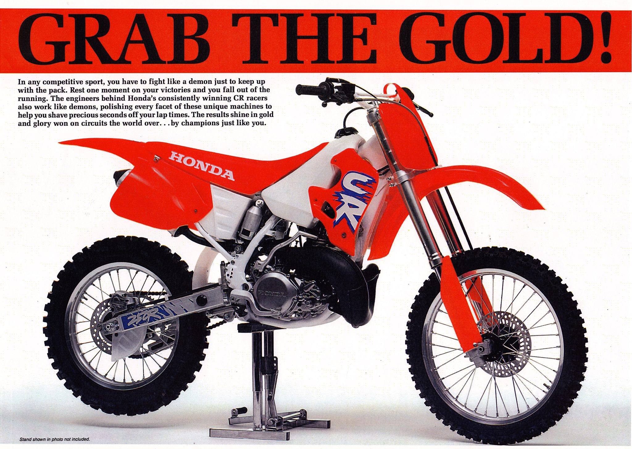 “Maxxis Tires” – Classic Ink #71 “1992 Honda CR250R Ads” – PulpMX